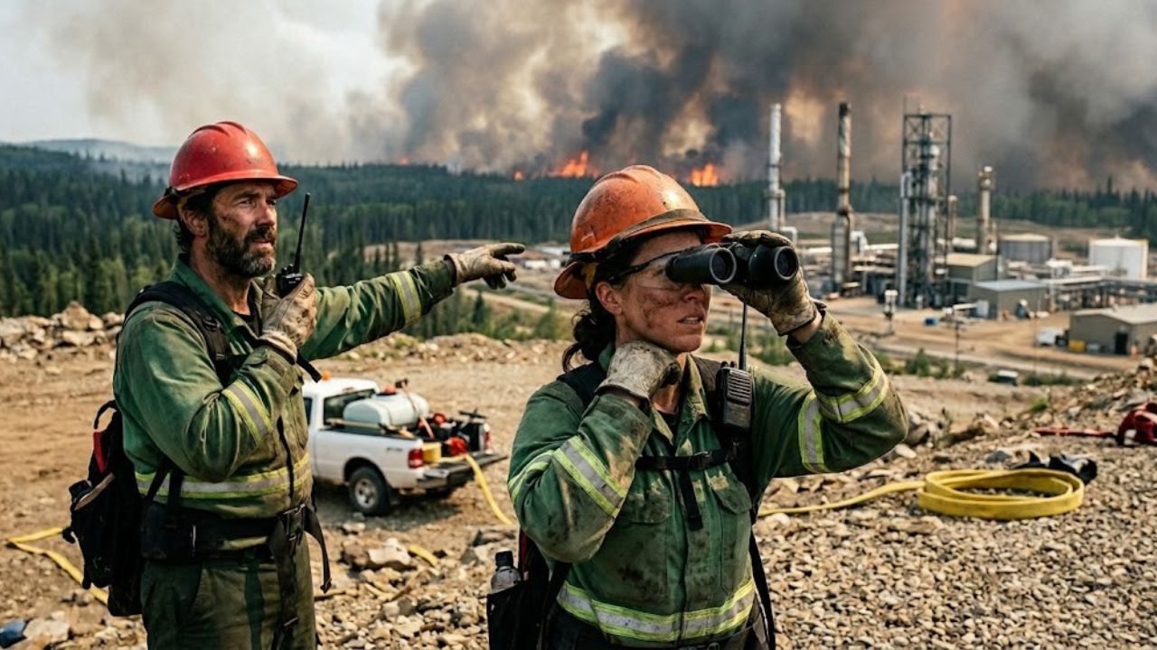 Enormous wildfires in Alberta endanger Canada's oil sands