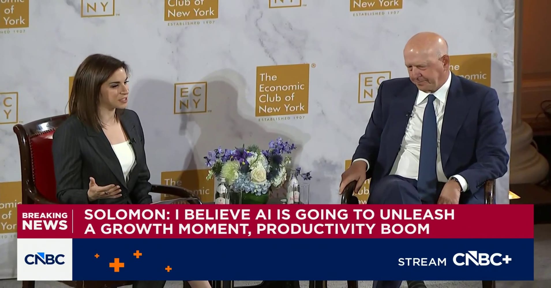 Goldman's David Solomon on AI environment: In a moment where there's ...