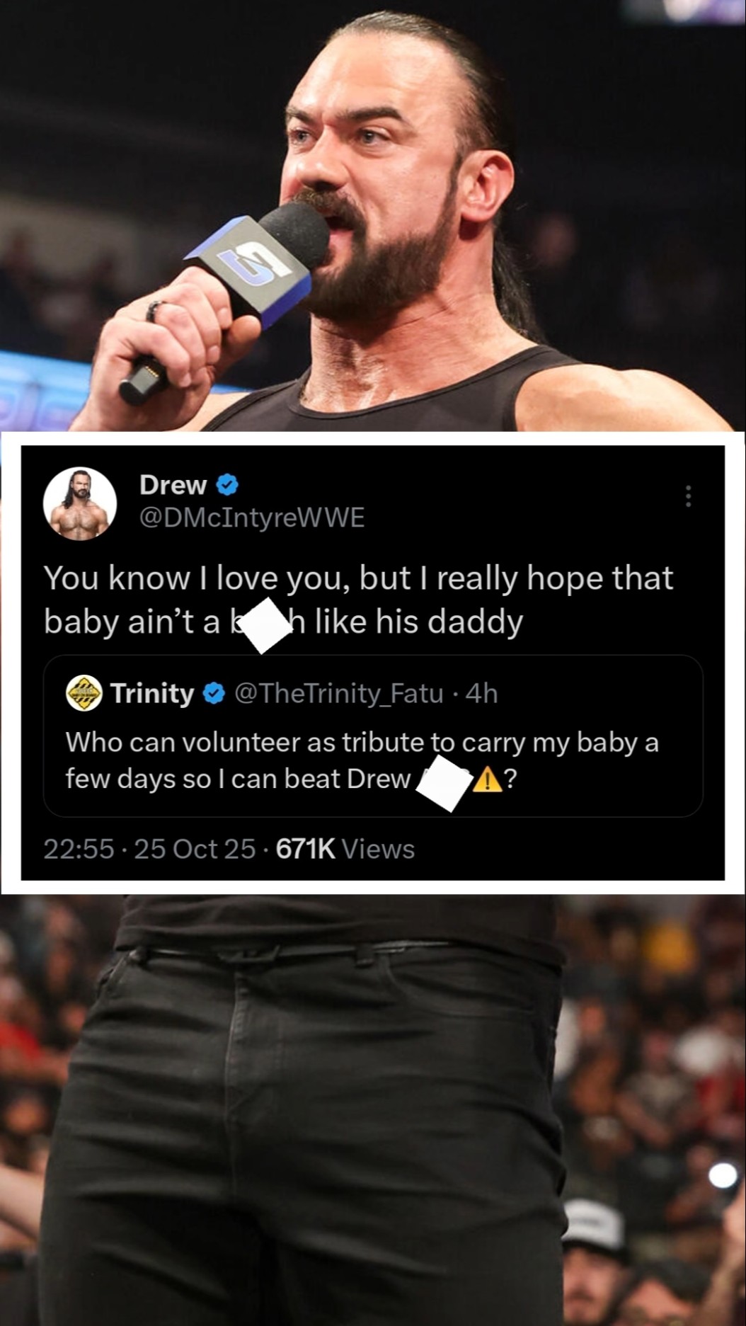 Drew McIntyre destroys Naomi & Jimmy in one tweet💀