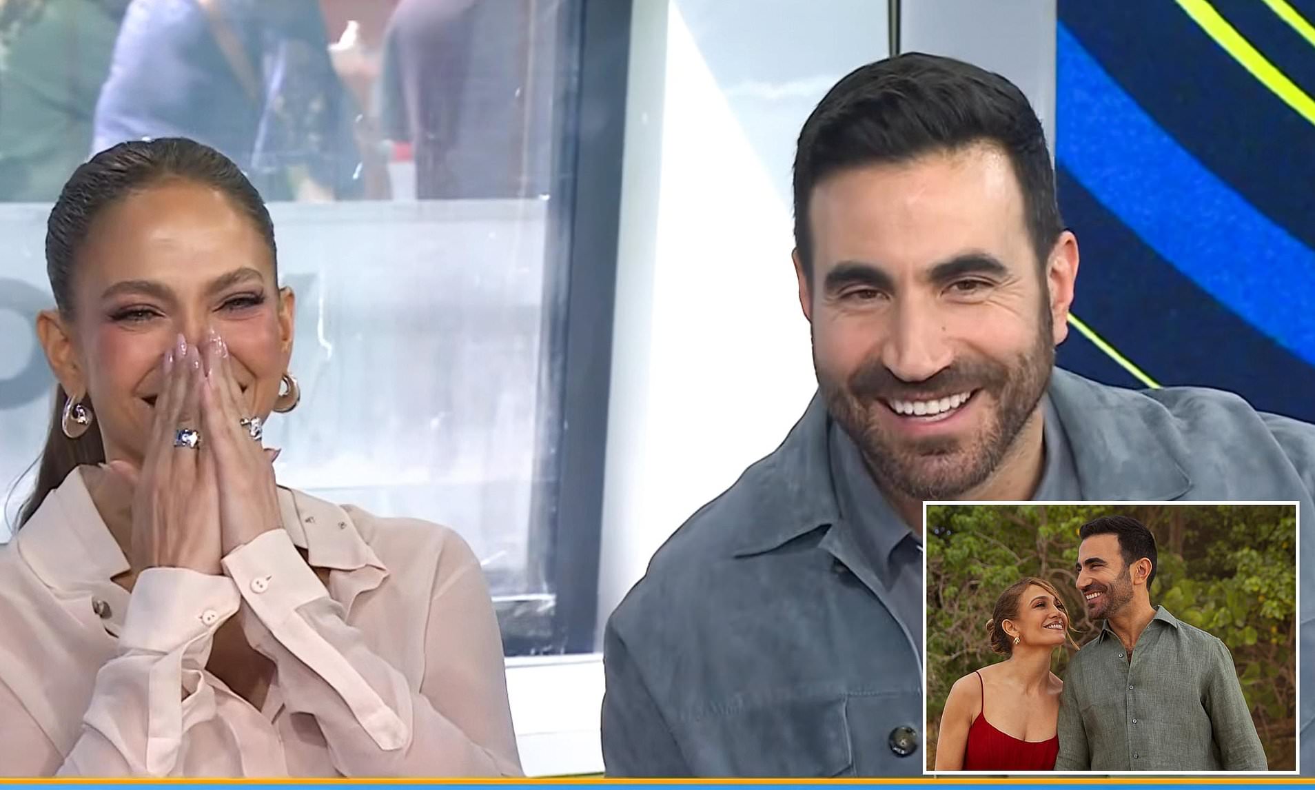 Blushing Jennifer Lopez finally addresses Brett Goldstein dating rumors