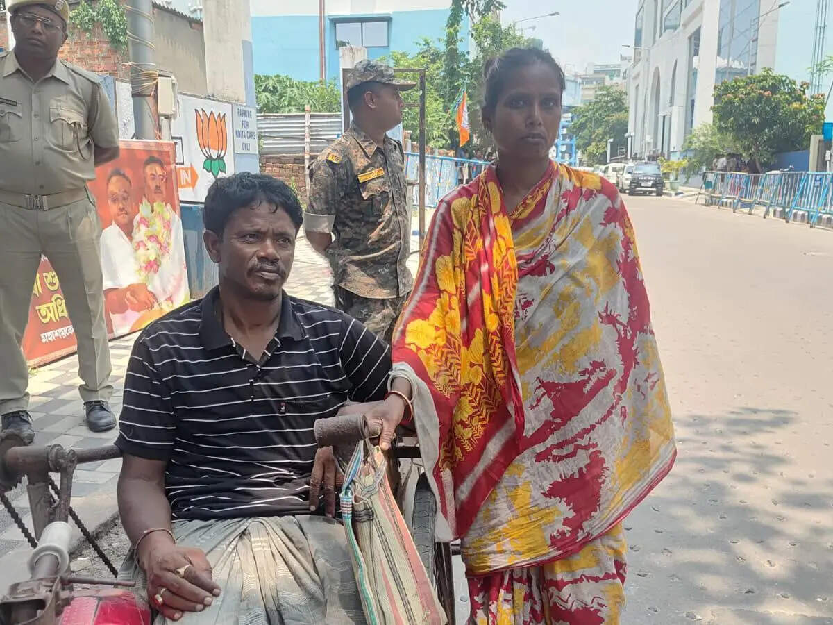 Disabled man, wife reach CM’s Janatar Darbar after 5-day toil