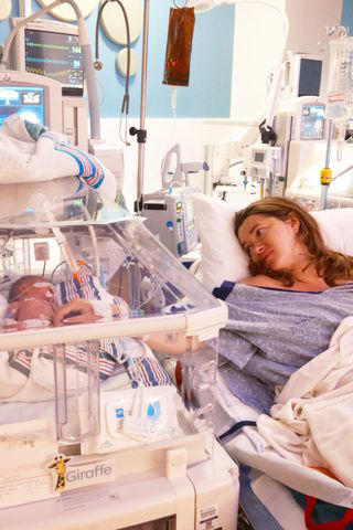 Madeleine White gives birth to first baby early following potential ...