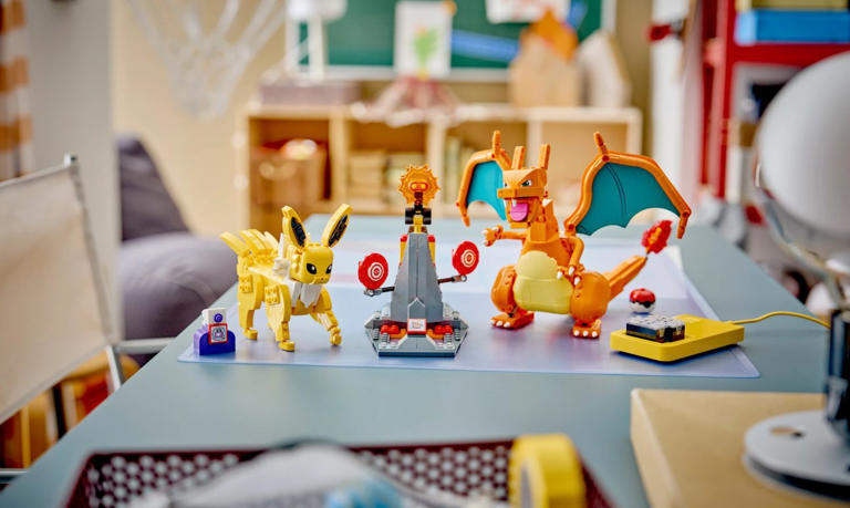 LEGO Pokémon smart play sets let you build, then do real battle