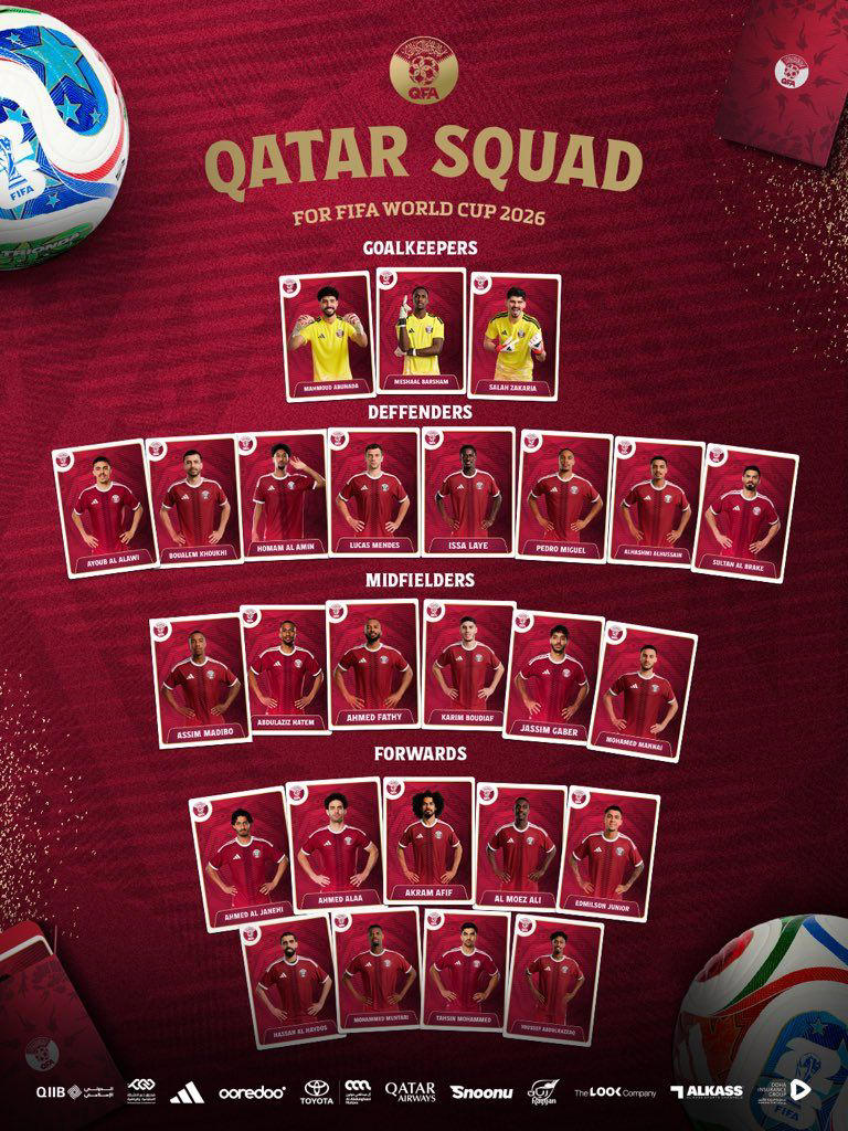 Julien Lopetegui confirmó los 26 convocados de Catar para el Mundial 2026