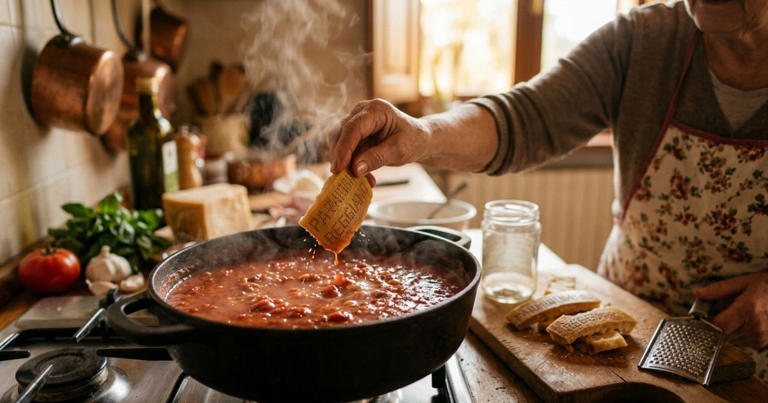 Na Itália, a casca do parmesão não vai para o lixo: ela entra na panela ...