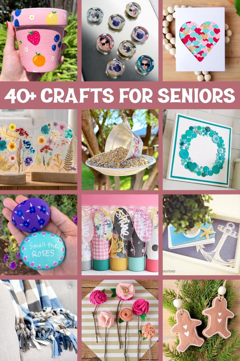 Crafts for seniors to spark creativity and make memories