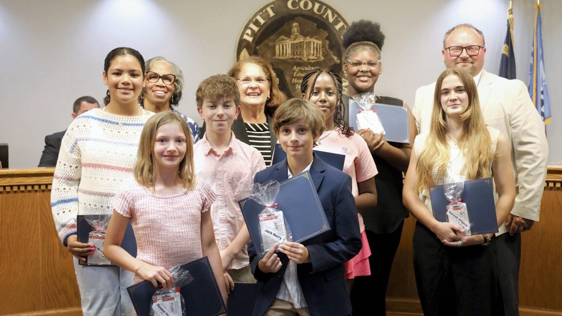 Pitt County names winners of America 250 essay contest