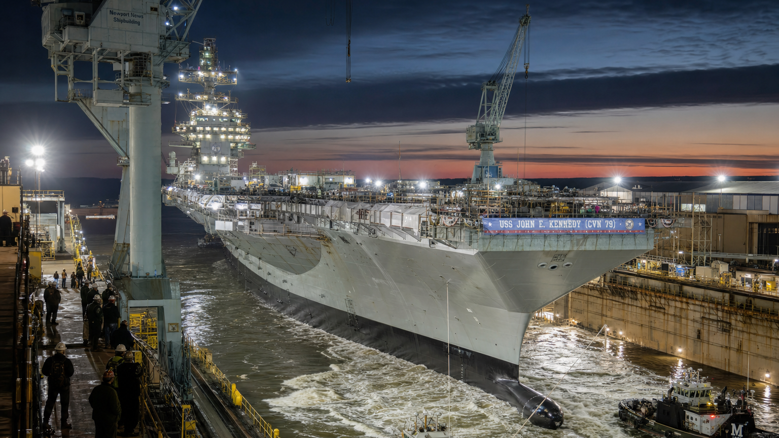 USS John F Kennedy reaches pivotal test as $13 billion warship comes ...