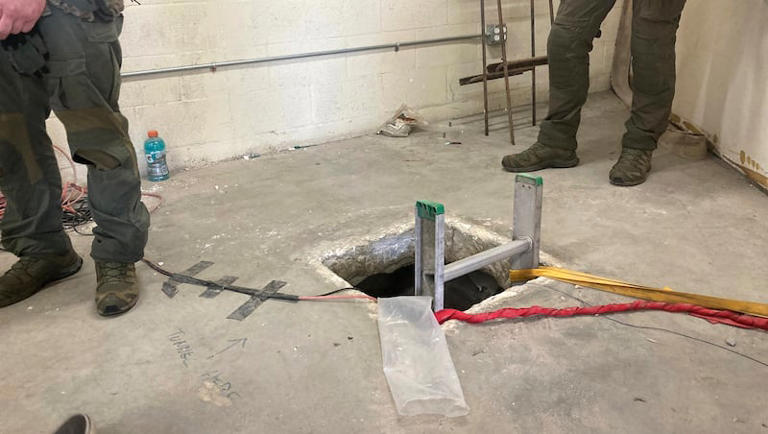 4 charged after discovery of California-Mexico drug tunnel