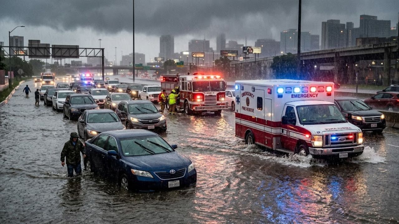 Multi-round storms hit Plains — heavy rain floods 8 states