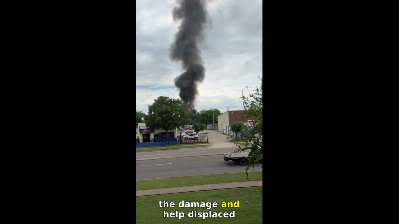 Massive gas explosion sparks fire and collapse in Dallas