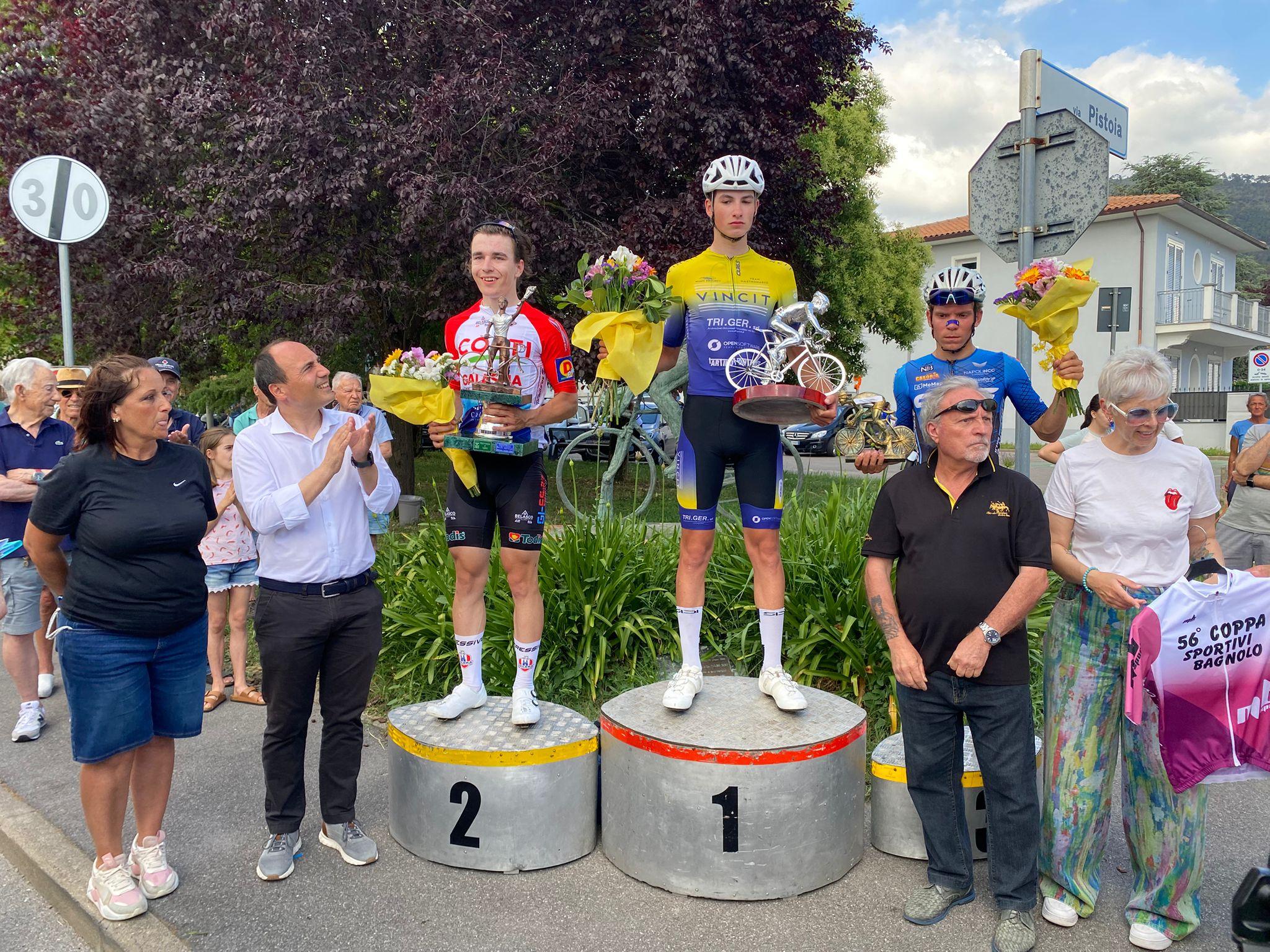 Ciclismo, Pucci stacca tutti nella Coppa Sportivi di Bagnolo