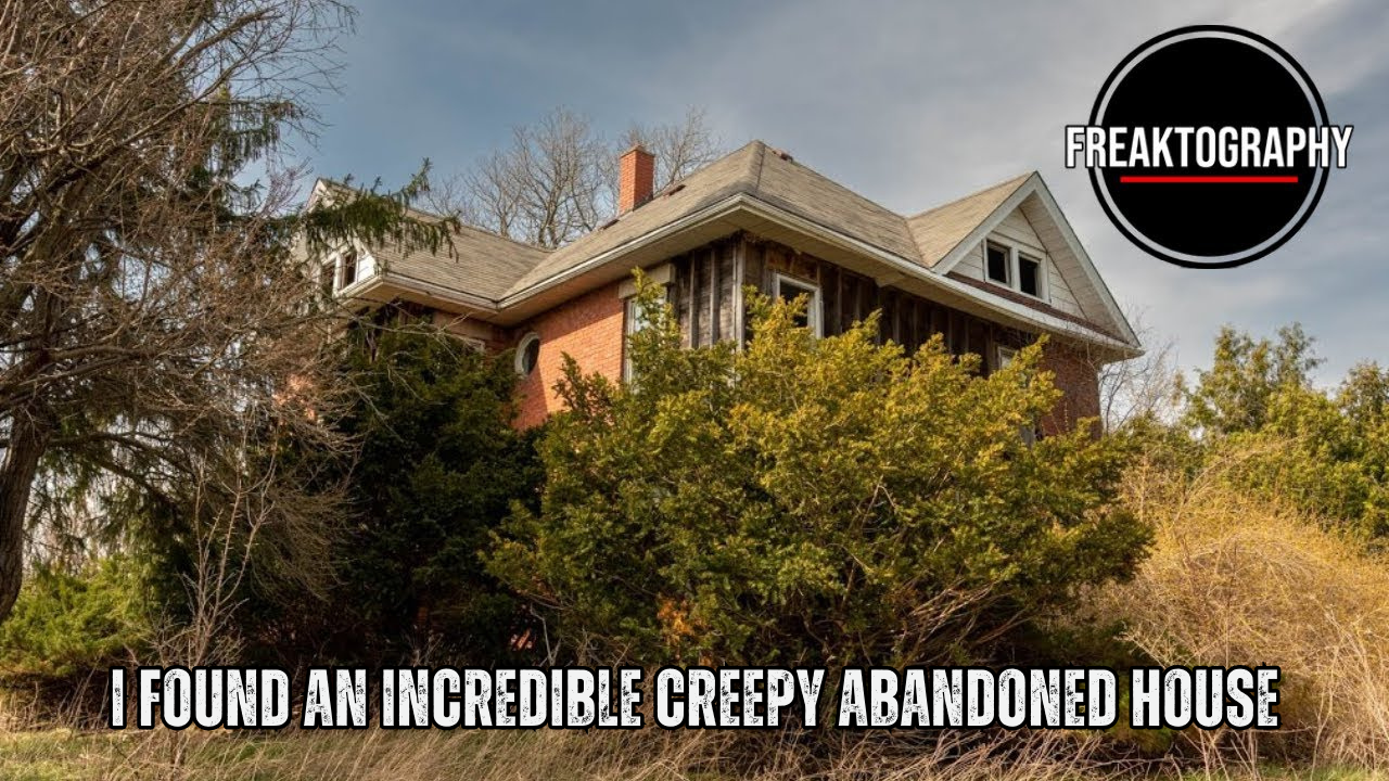 Exploring an abandoned house with unusual and eerie discoveries