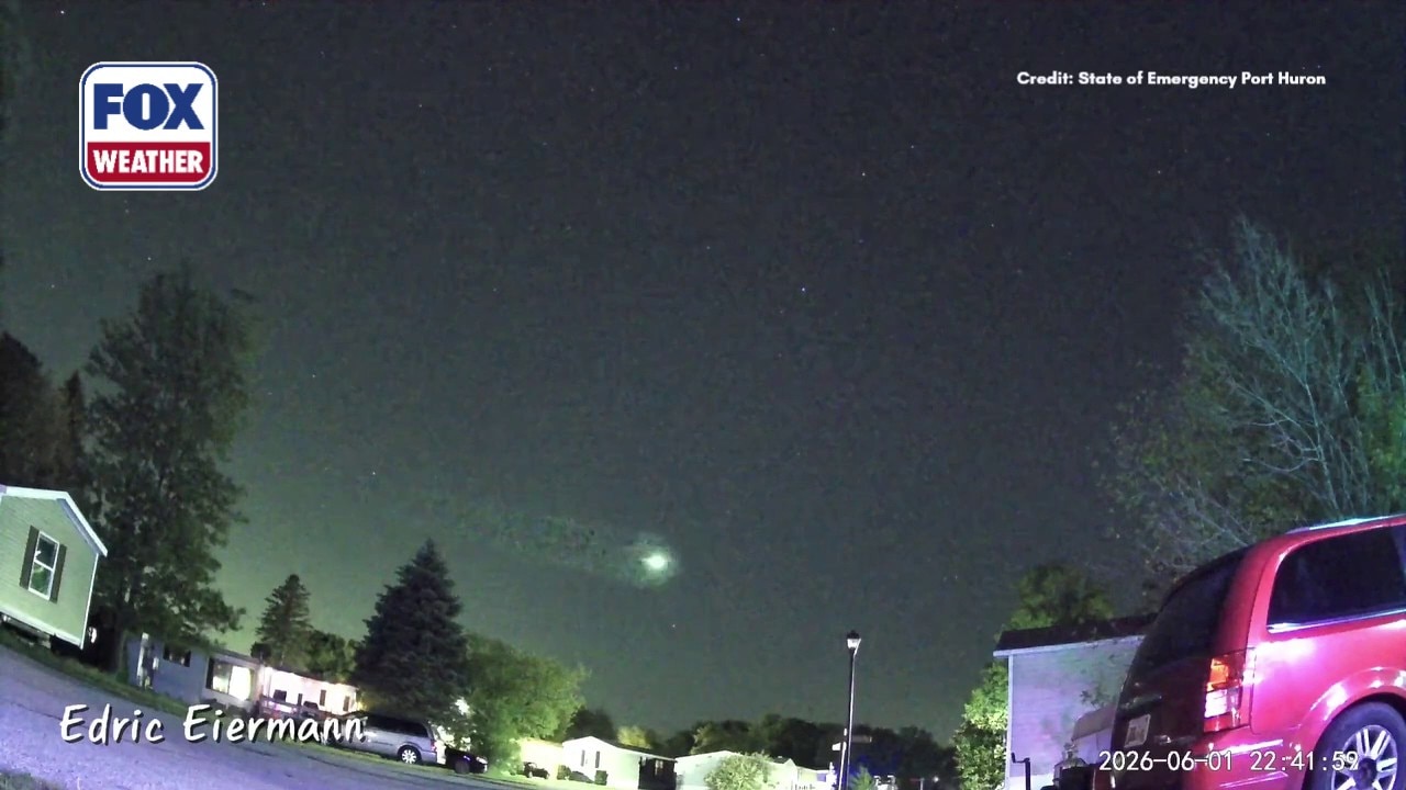 Celestial show: Midwest meteor captured by Michigan home camera