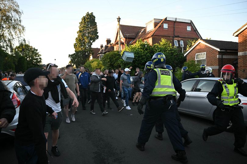 Riot police clash with individuals at Southampton protest over Henry ...