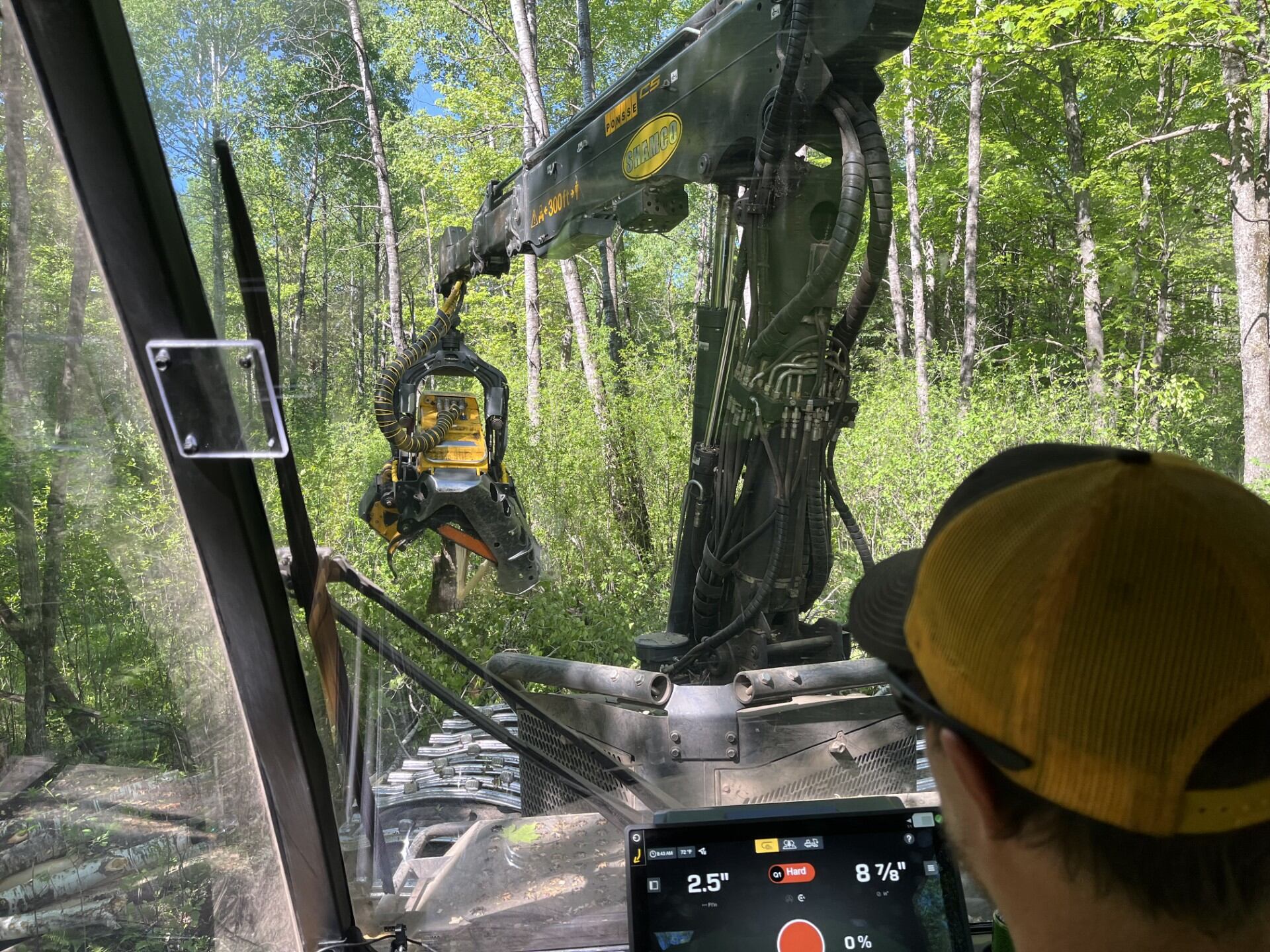 Indiana forestry students tour Iron River logging operation