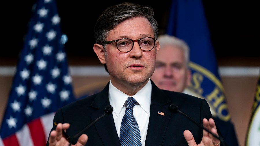 Speaker Johnson says anti-weaponization fund 'off the table,' citing ...