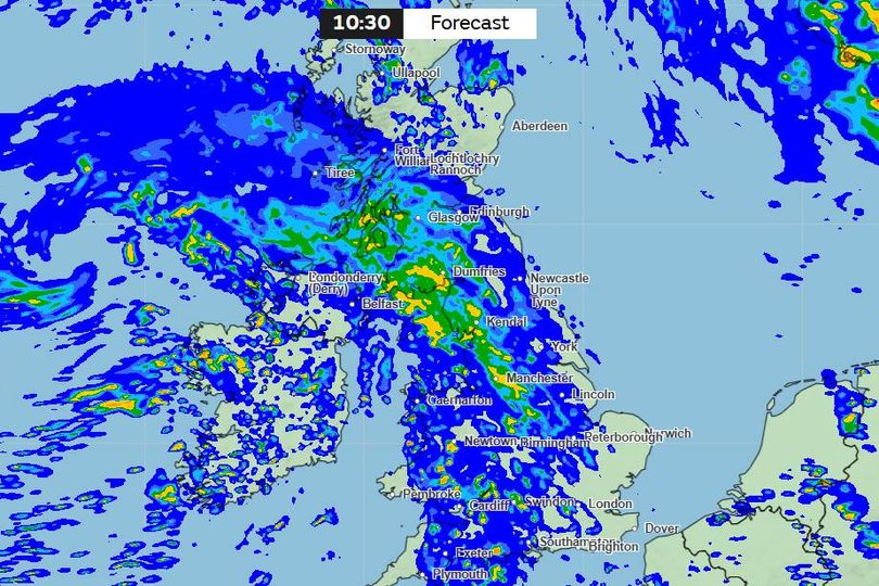Heavy rain to hit Birmingham and 8 UK regions this Wednesday