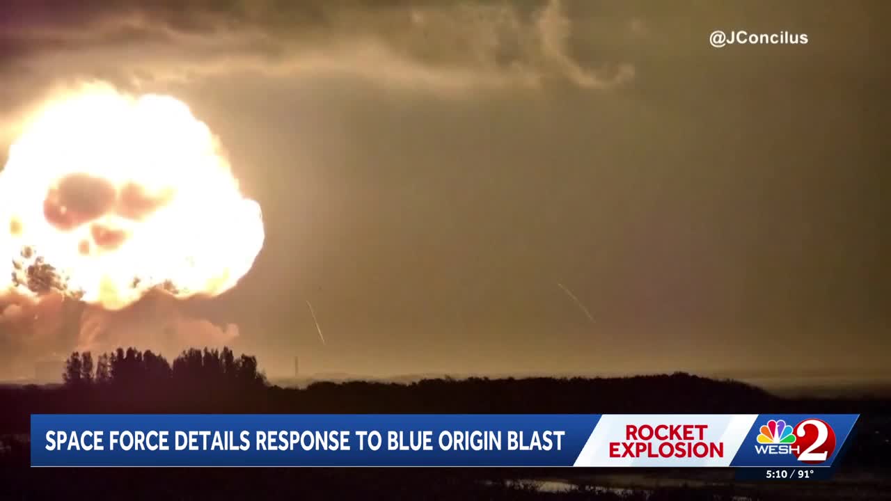 Space Force details response to Blue Origin blast