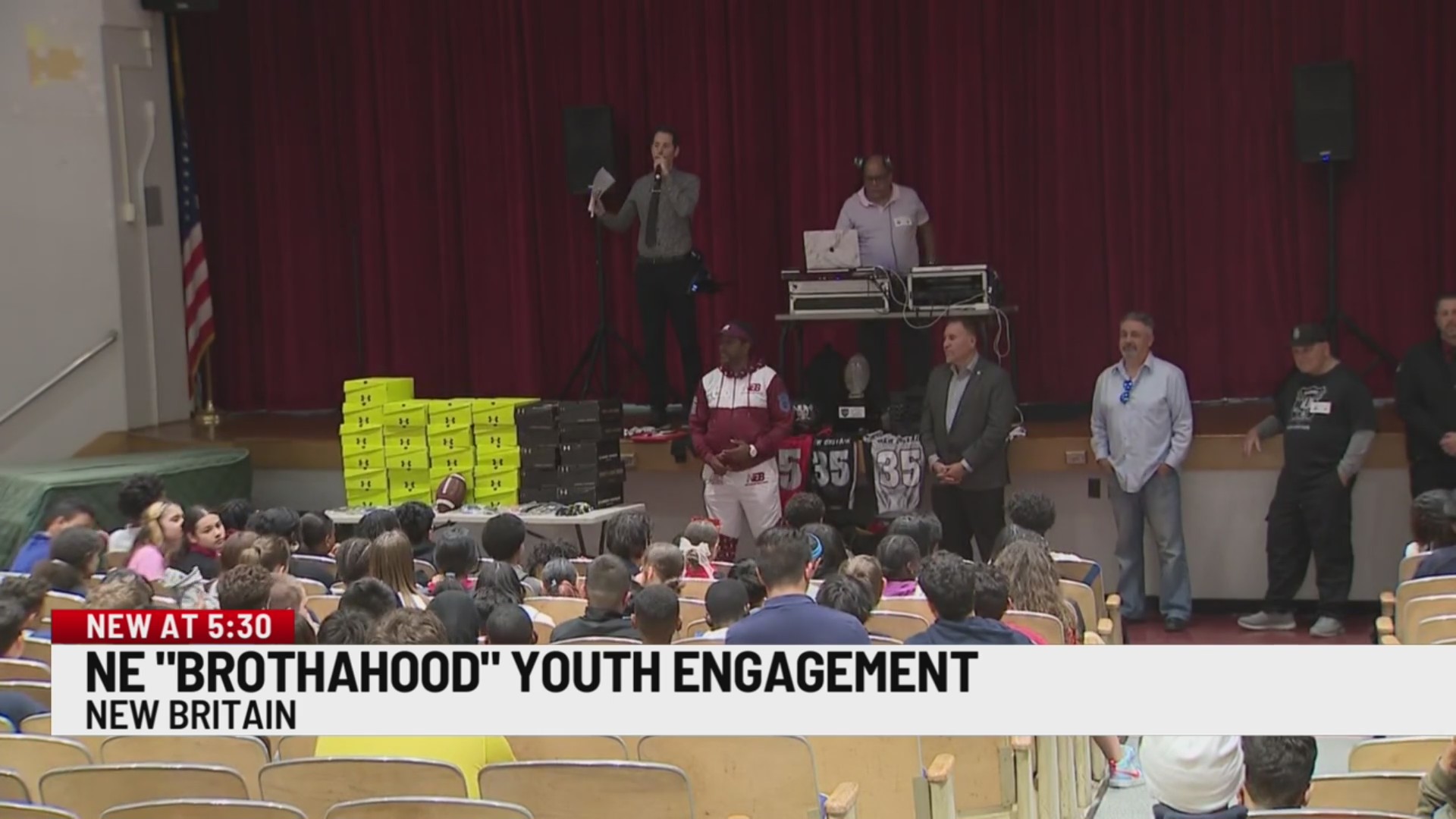 Group working with New Britain PAL on youth engagement