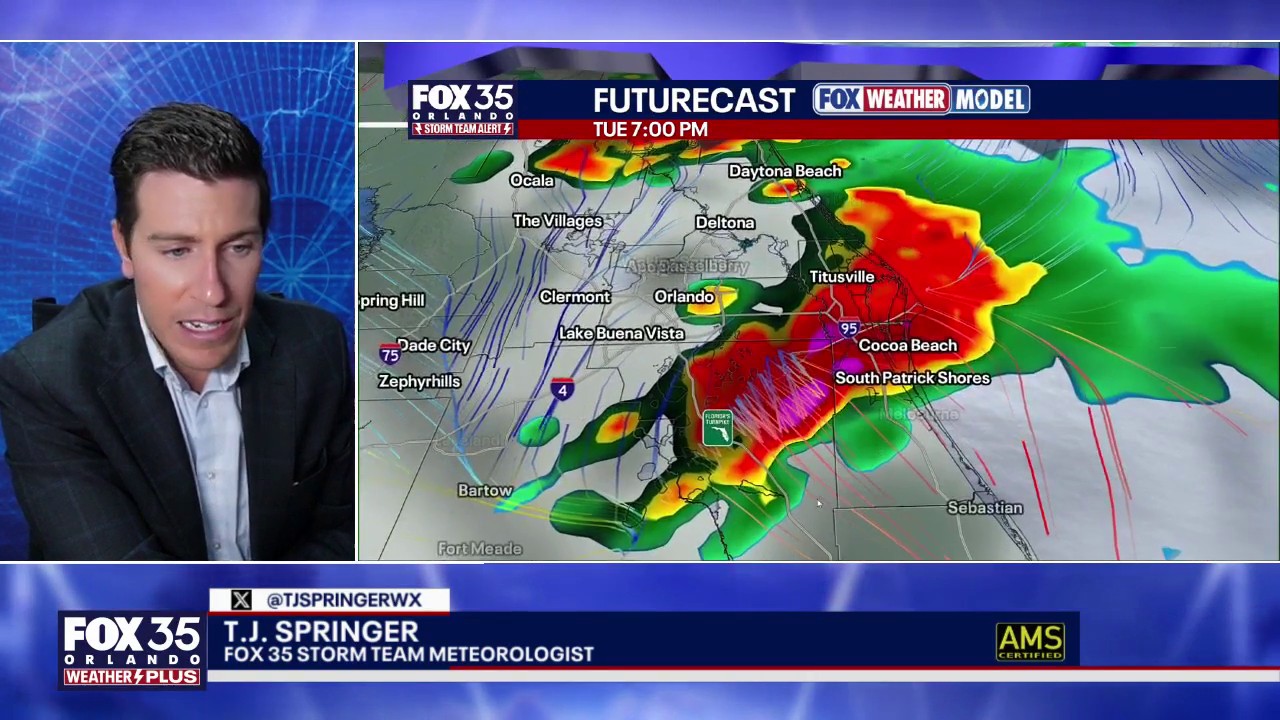 Orlando weather: Strong storms expected Tuesday evening