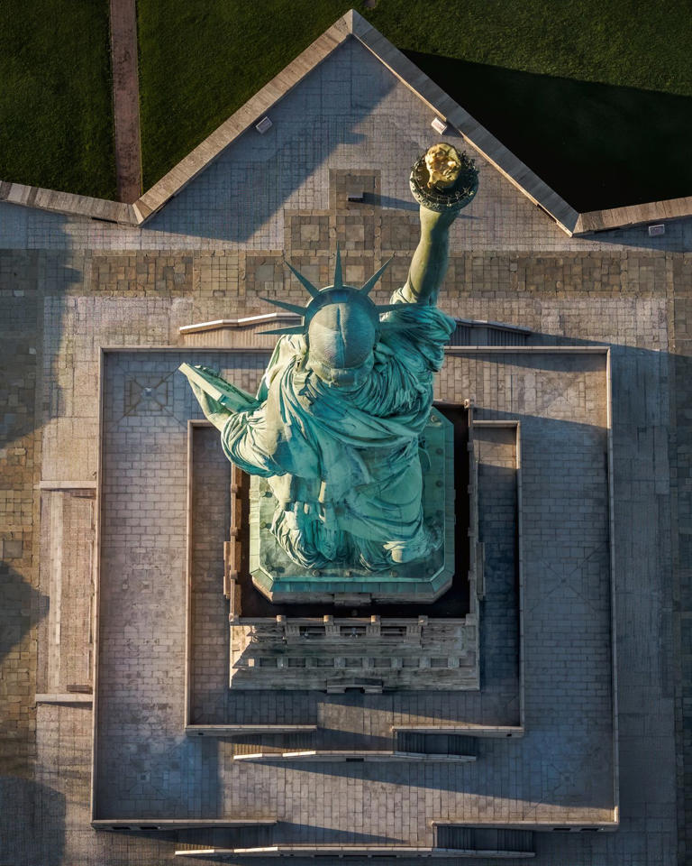 This remarkable Statue of Liberty model made by the sculptor of the ...