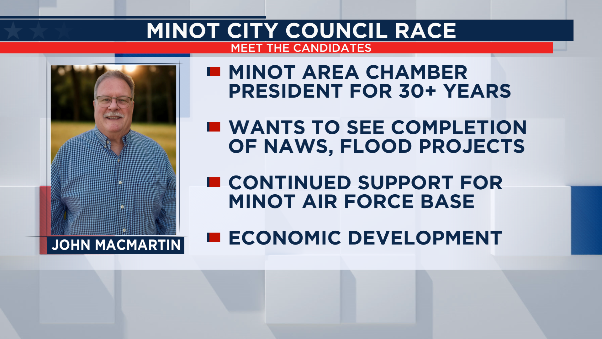 Meet the candidates for Minot City Council: John MacMartin