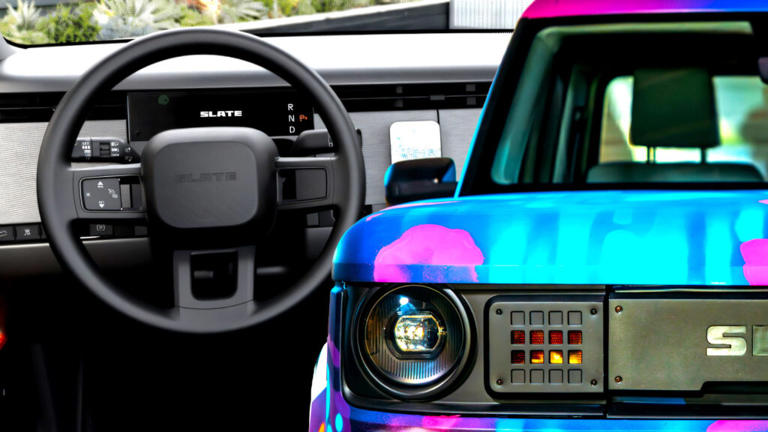 Every new car tracks you. Slate’s cheap electric pickup refuses to