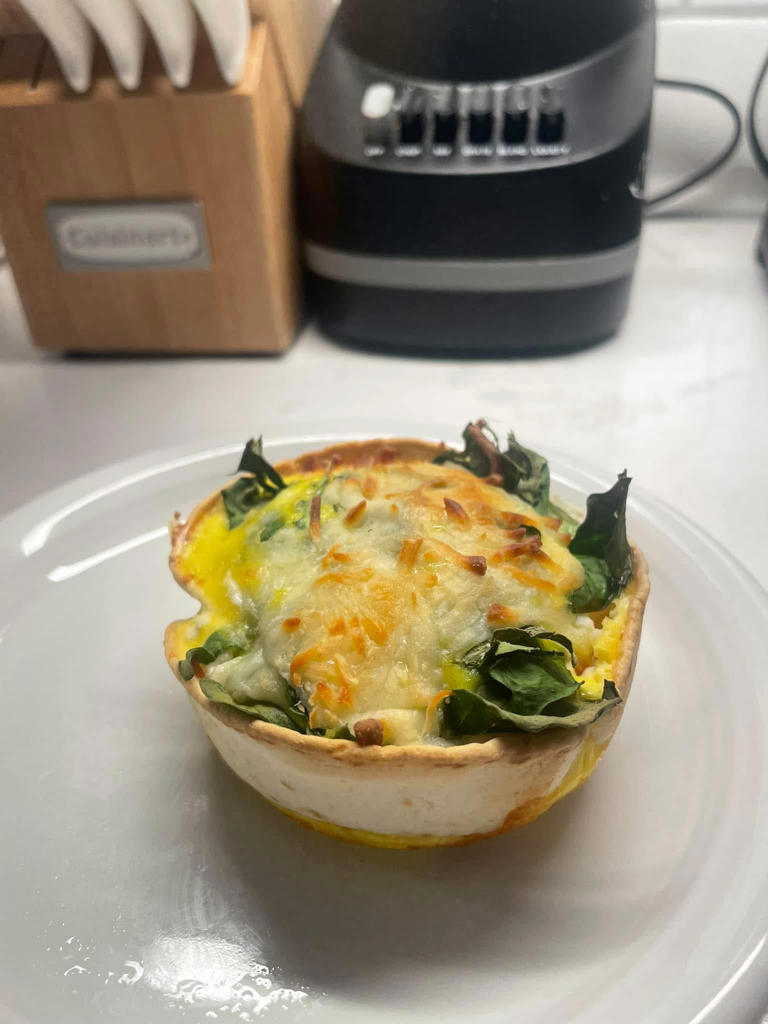 Single serving quiche