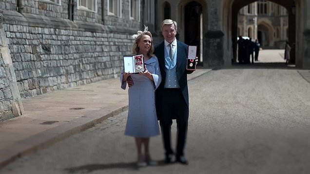 Torvill and Dean celebrate retirement with honours from king