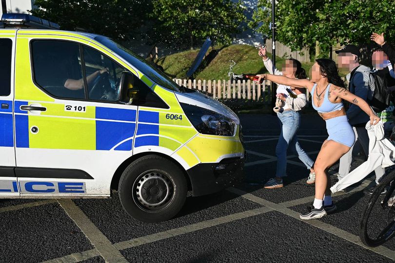 Riot police clash with individuals at Southampton protest over Henry ...