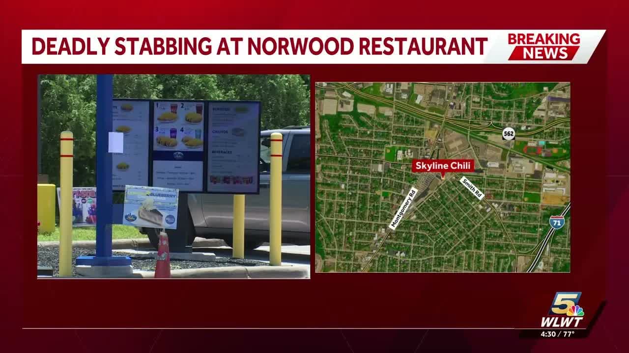 Deadly stabbing at Norwood Skyline Chili restaurant