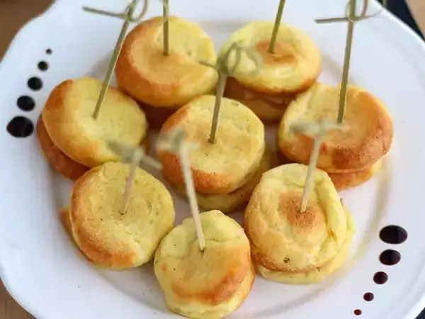 Foie gras-makaroner med queneller