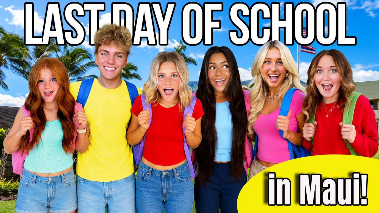 Last day of school morning routine *we're moving* 🎒🌴
