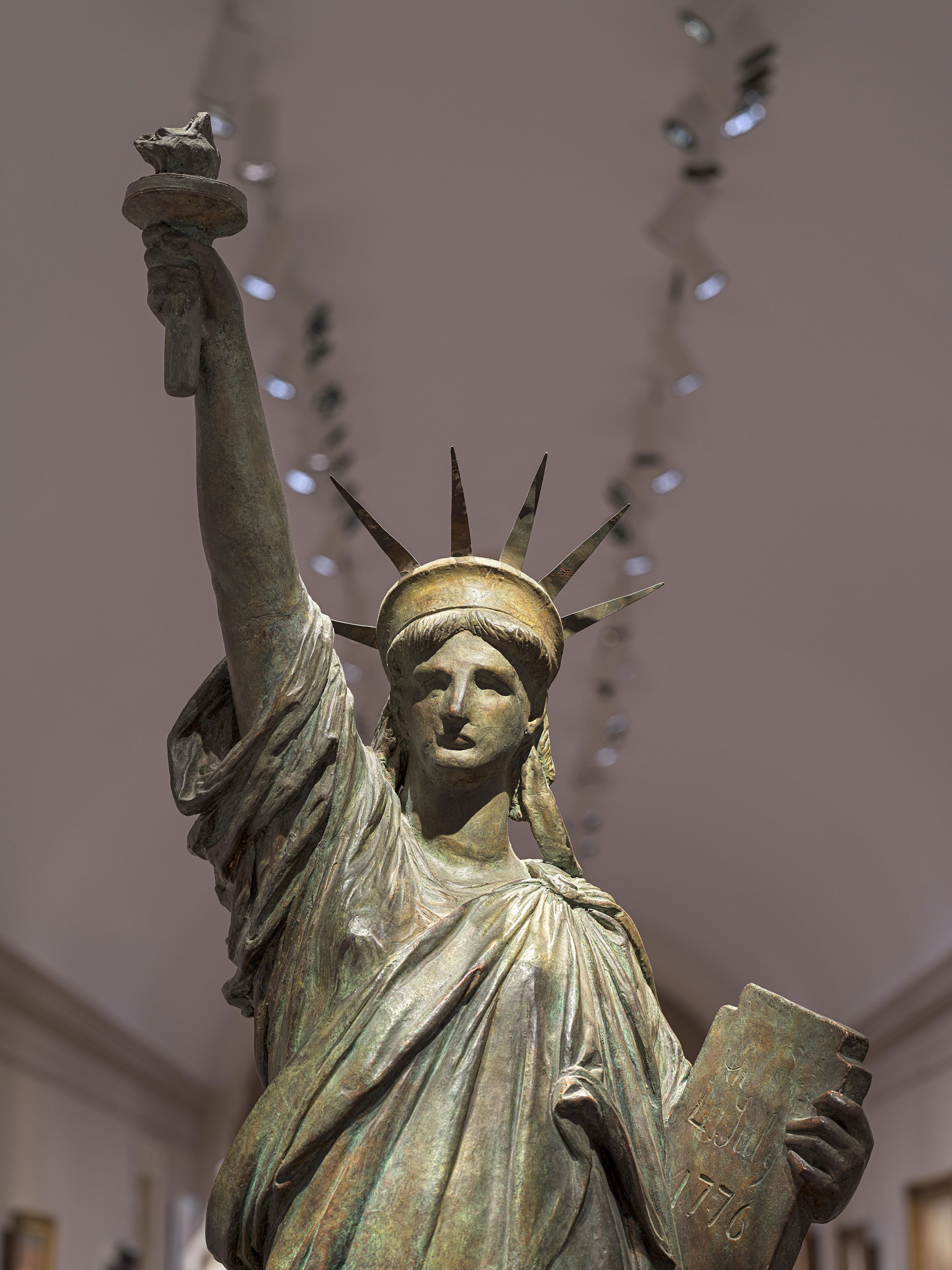 This remarkable Statue of Liberty model made by the sculptor of the ...
