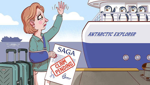 I missed my Antarctic cruise because I broke my arm - but Saga won't ...