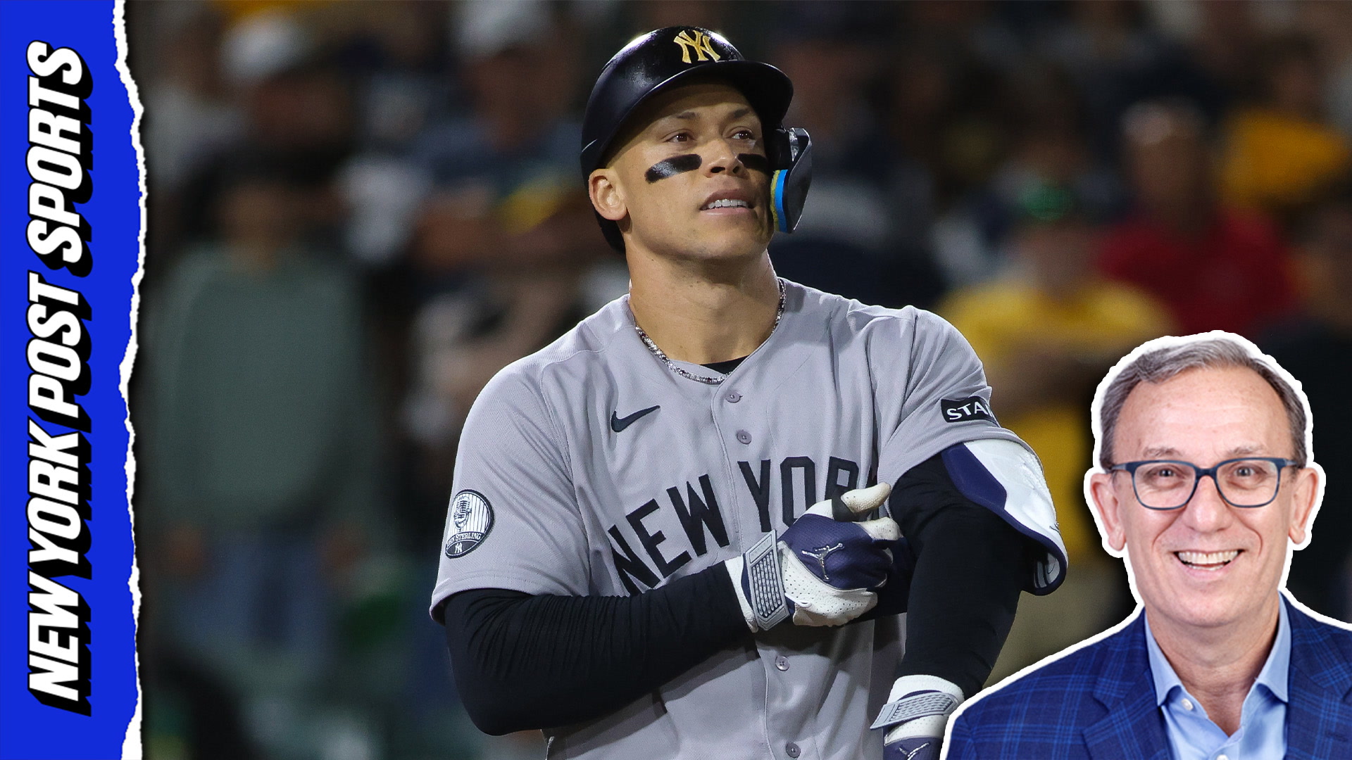 Aaron Judge out of Tuesday's lineup with bone bruise in shoulder ...