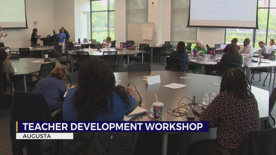 Georgia Cyber Center hosts educators for cybersecurity development workshop