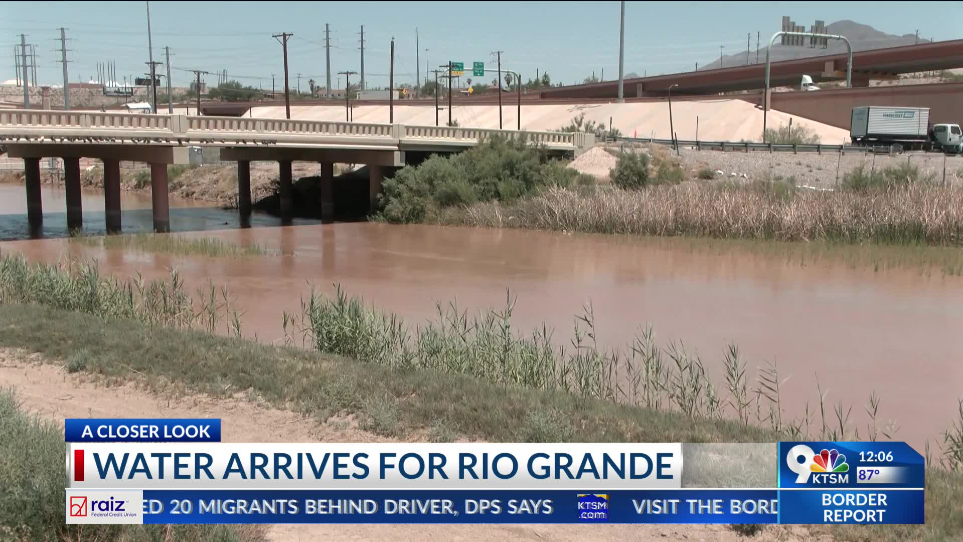 Water returns to Rio Grande