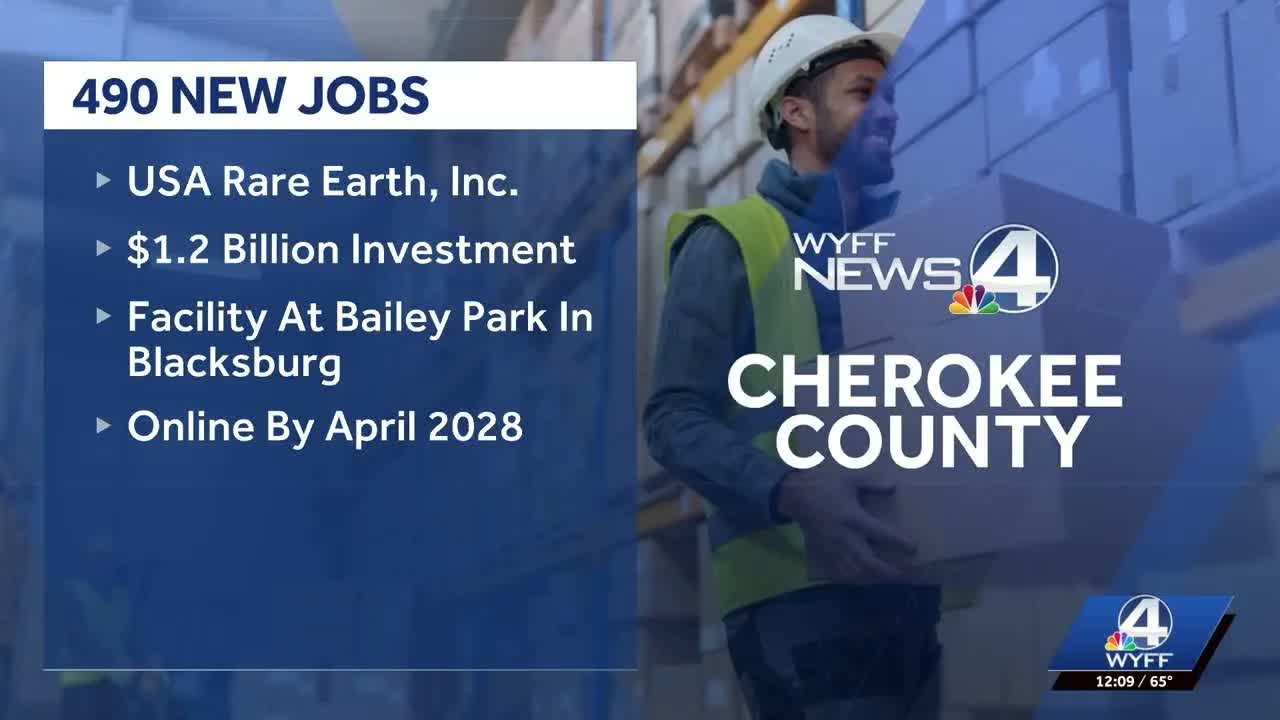USA Rare Earth to create 490 jobs in Cherokee County