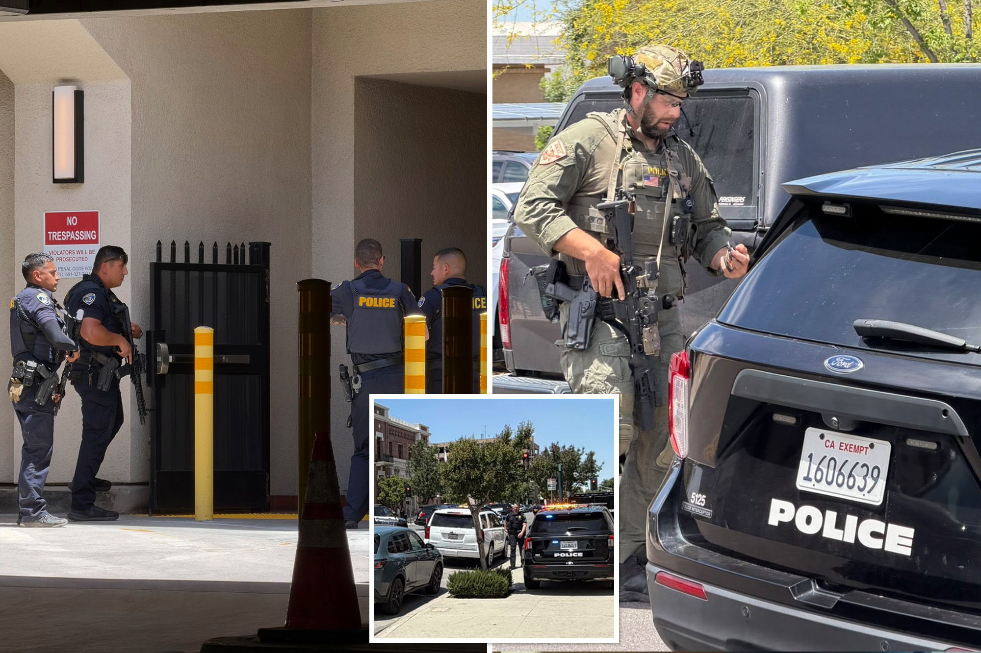 Bakersfield bank robber with bombs strapped to his body holds hostages ...