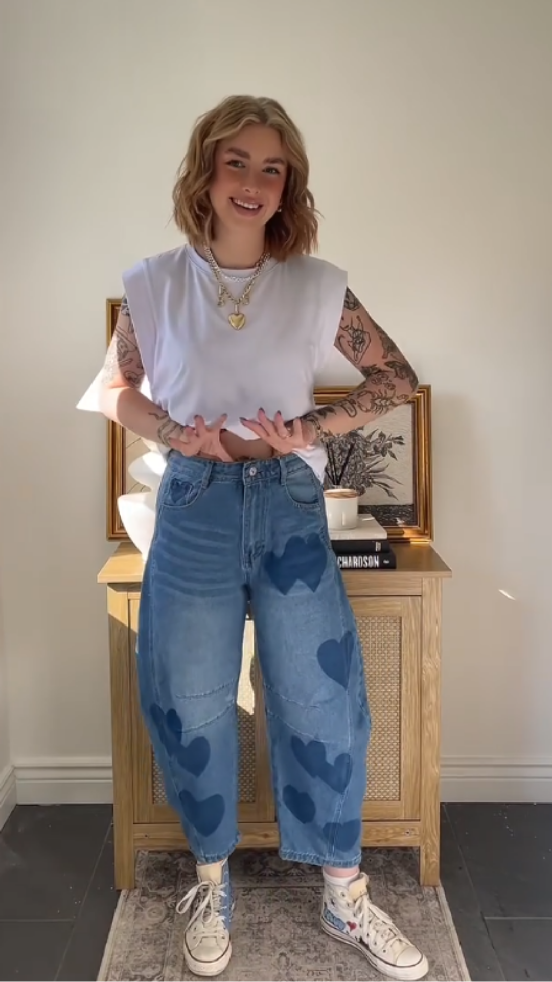 Trendy jeans try-on haul outfit ideas