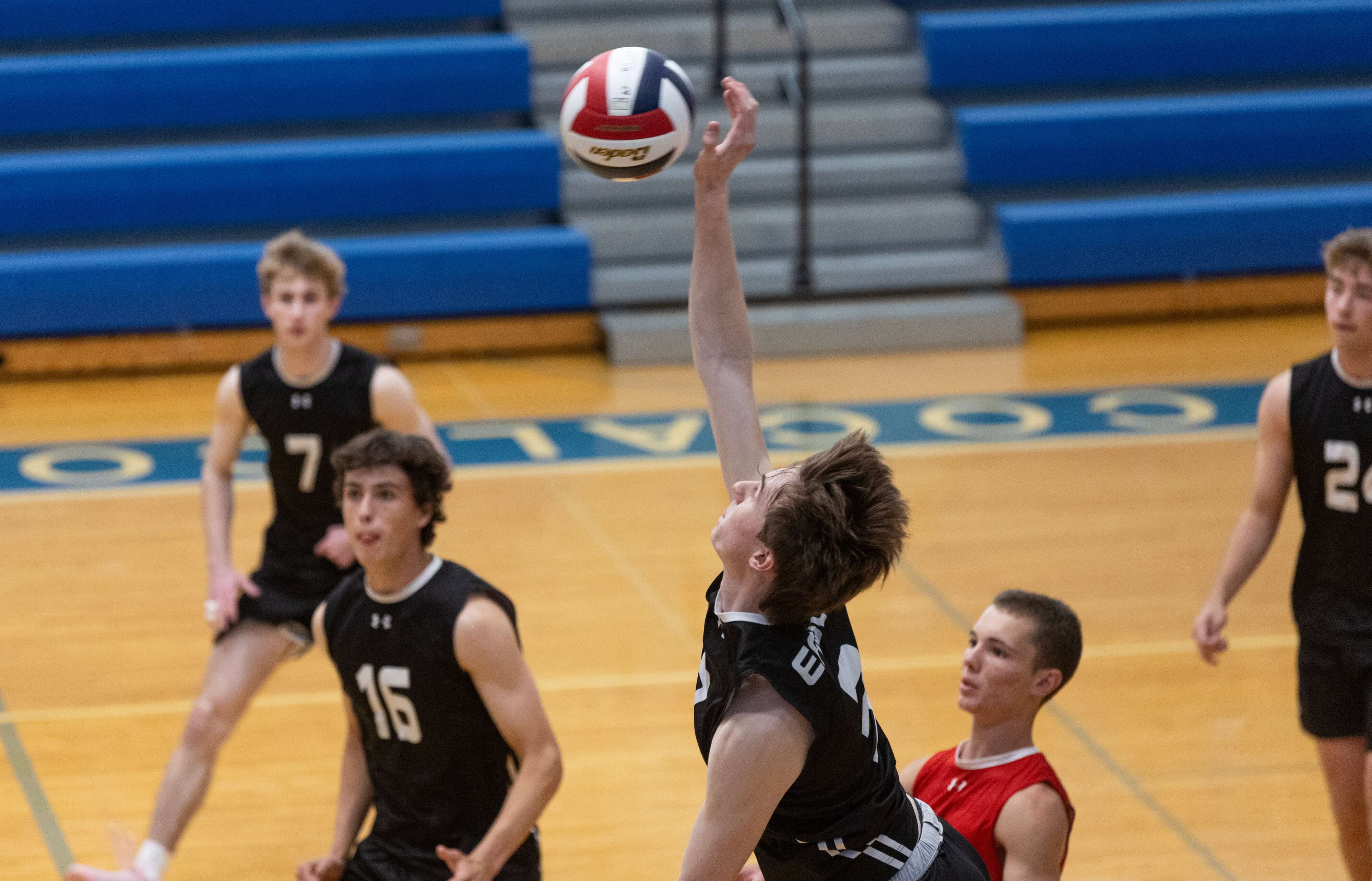 Myers stars at service line in Cumberland Valley boys volleyball win ...
