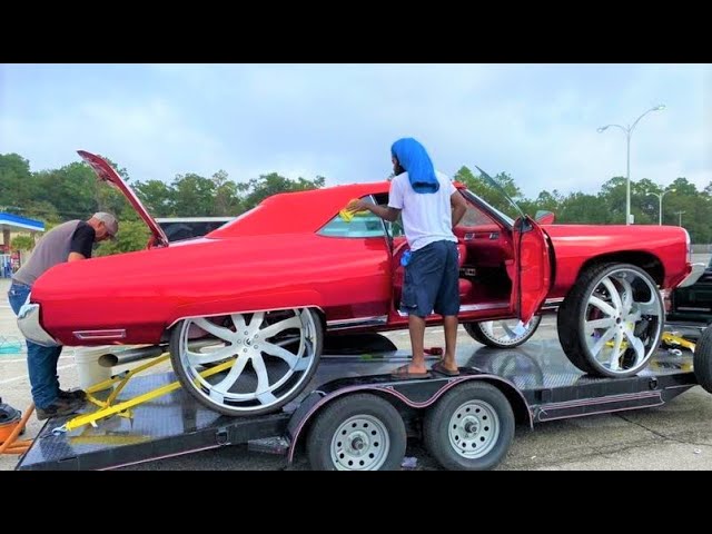 Biggest custom wheels! 34’s Forgiatos on a Chevy vert 💥