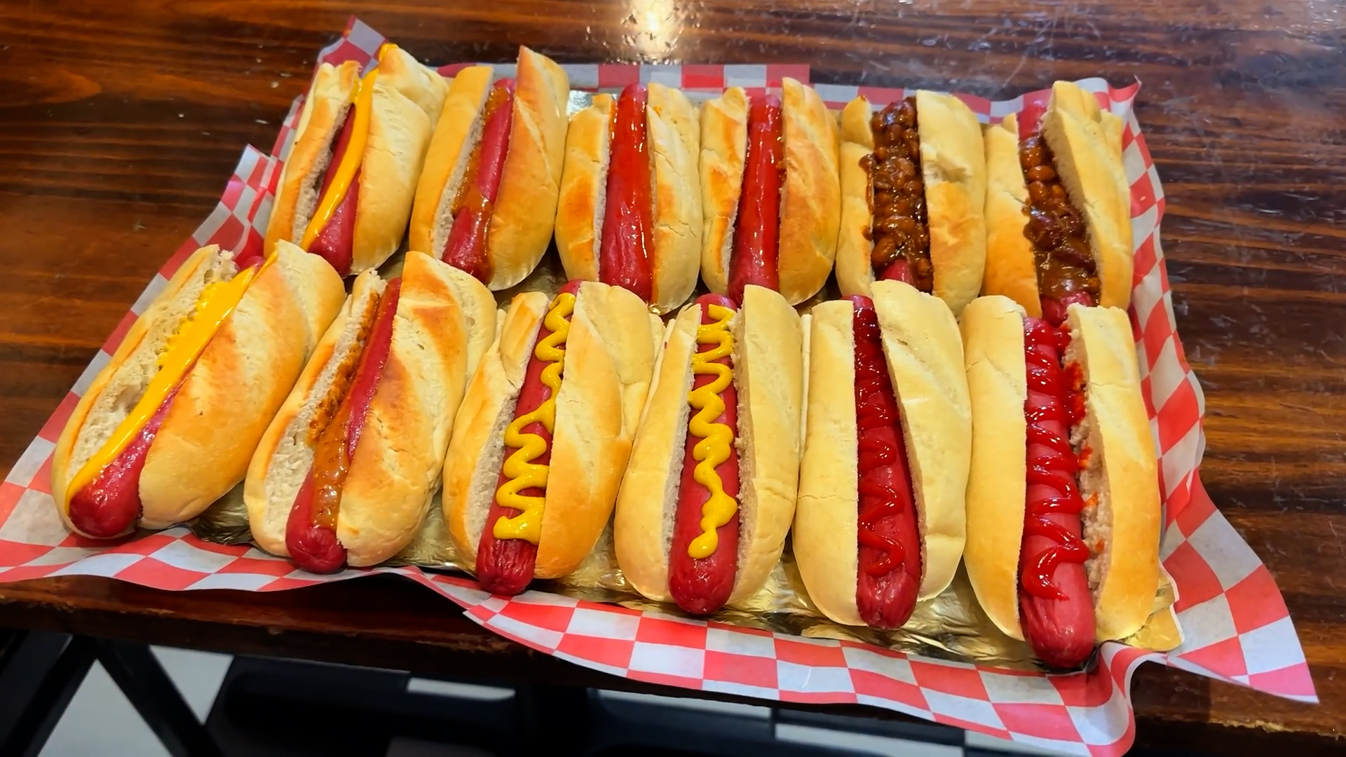 Man attempts 21 jumbo hot dogs to break long-standing eating record