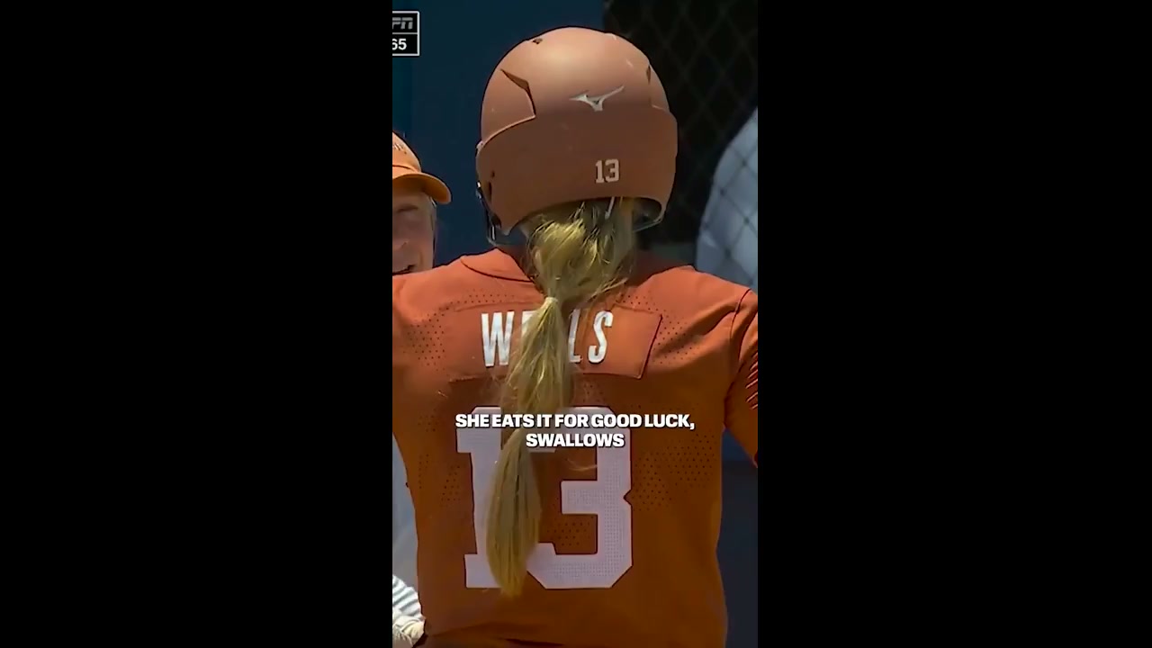 Texas softball star’s 'weird' ladybug habit revealed