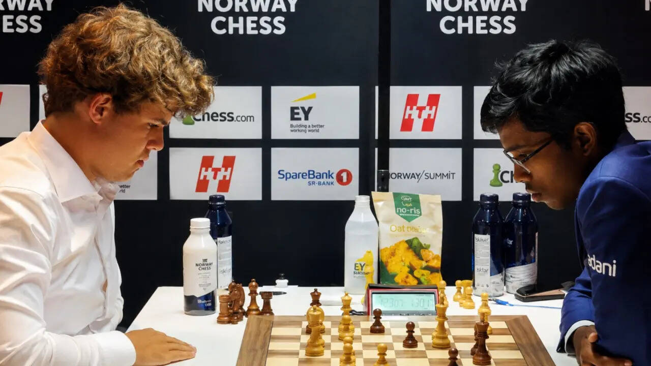 Norway Chess: R Praggnanandhaa defeats Magnus Carlsen again, becomes ...