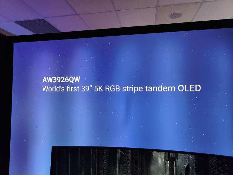 Full stack: Alienware's new 39-inch 5K OLED piles on the RGB layers