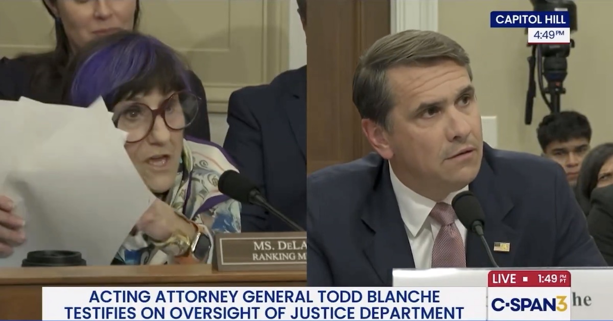 'My God!' House Democrat throws down with AG Todd Blanche over Trump ...