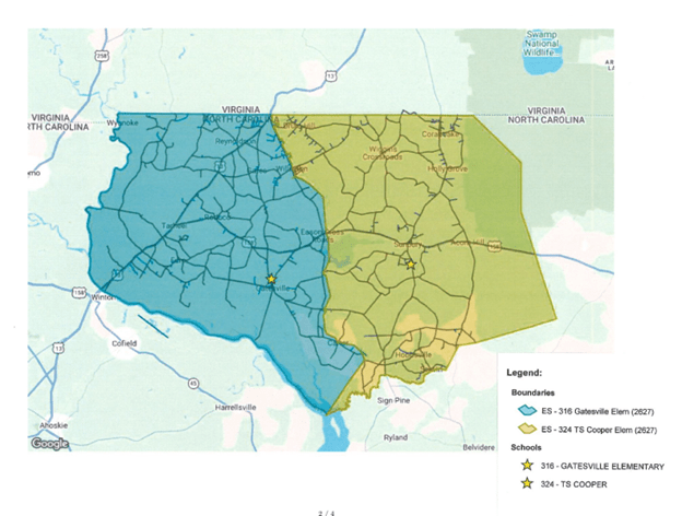 Gates County elementary school boundaries changing for 2026-2027 school ...